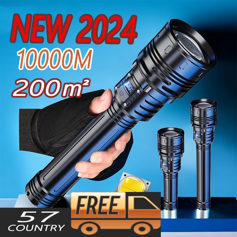Torch-Light-Powerful-LED-Flashlight-Charging-Telescopic-Focus-Remote ...