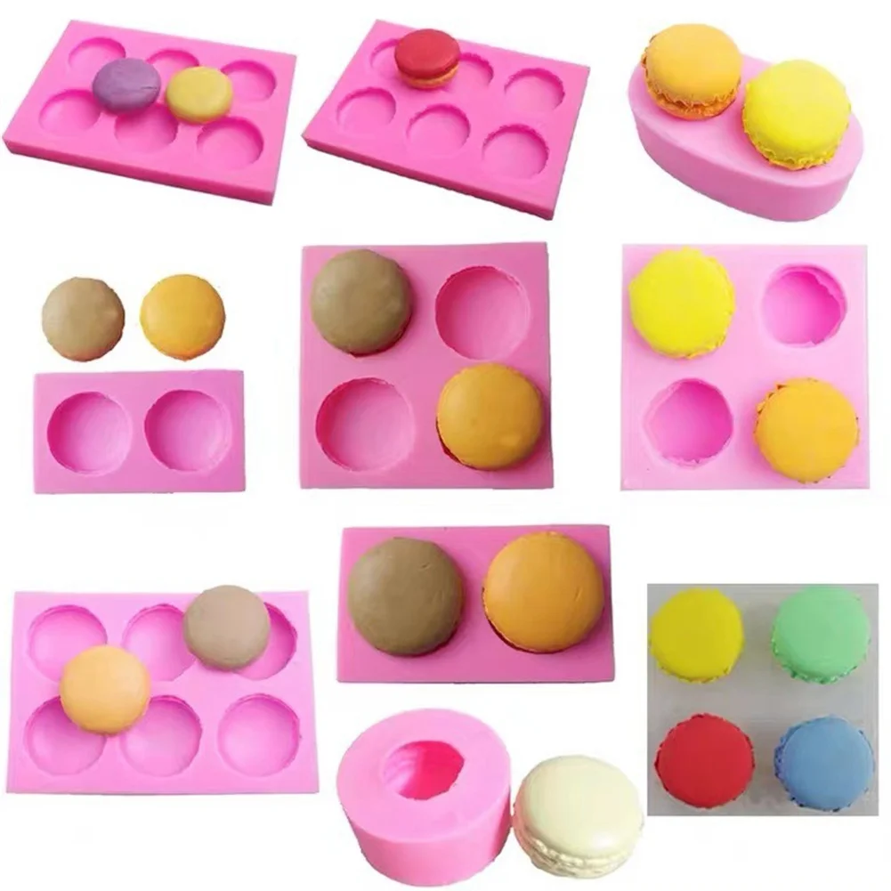 Macaron-Silicone-Mold-DIY-Handmade-Dessert-Chocolate-Baking-Mold-Cake ...
