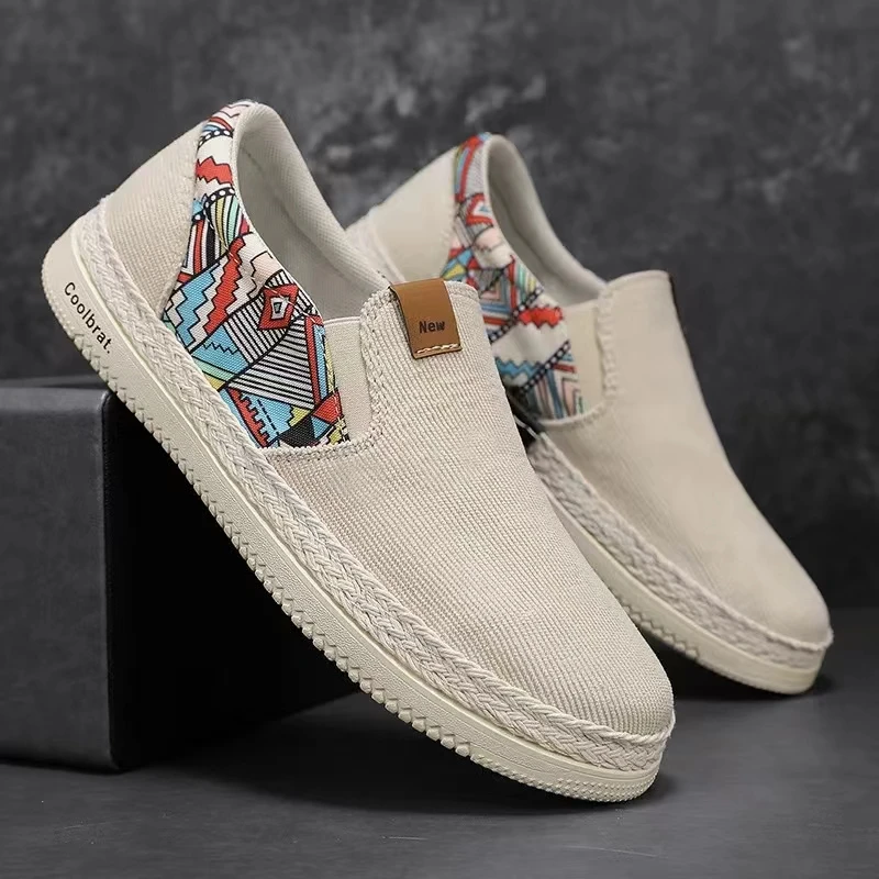 Men-s-Shoes-Canvas-Shoes-Fisherman-Linen-Cloth-Loafers-Summer ...