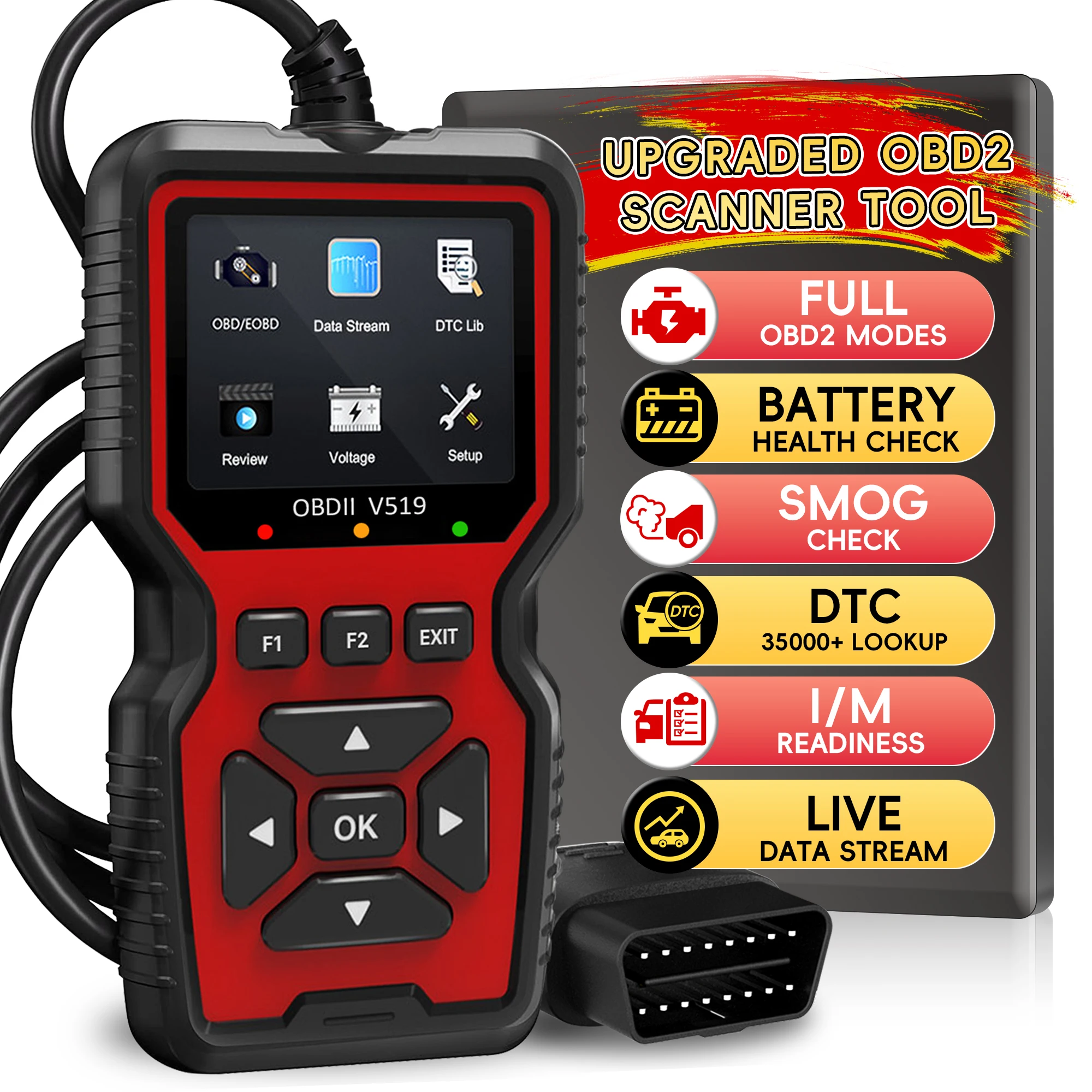 Enhanced OBD2 Scanner Diagnostic Tool – Geared Up Garage