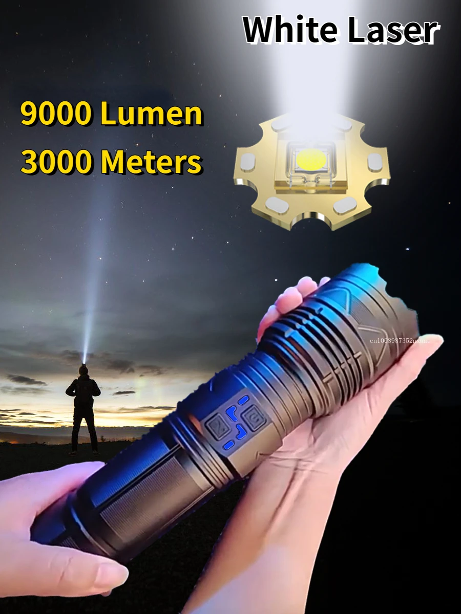 High-Power-LED-Laser-Lantern-Flashlight-Spotlight-Long-Range-Zoom ...