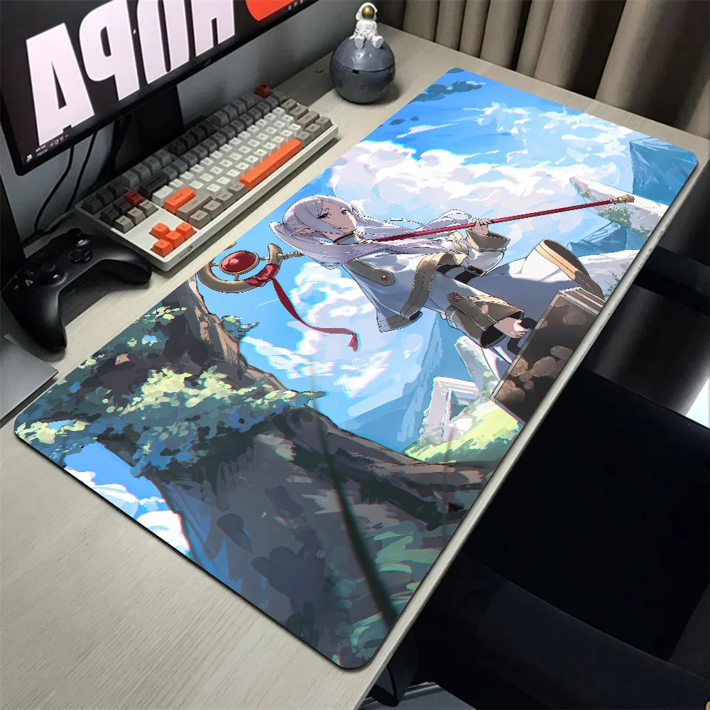 F-Frieren-Gaming-Mouse-Pad-Tapete-de-Mesa-com-Pad-Teclado-Padding-Mat-X ...