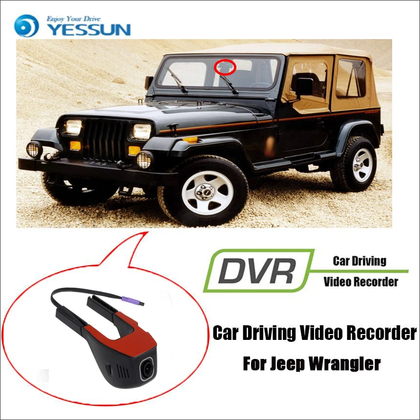 Yessun For Jeep Wrangler Car Driving Video Recorder Dvr Mini Control