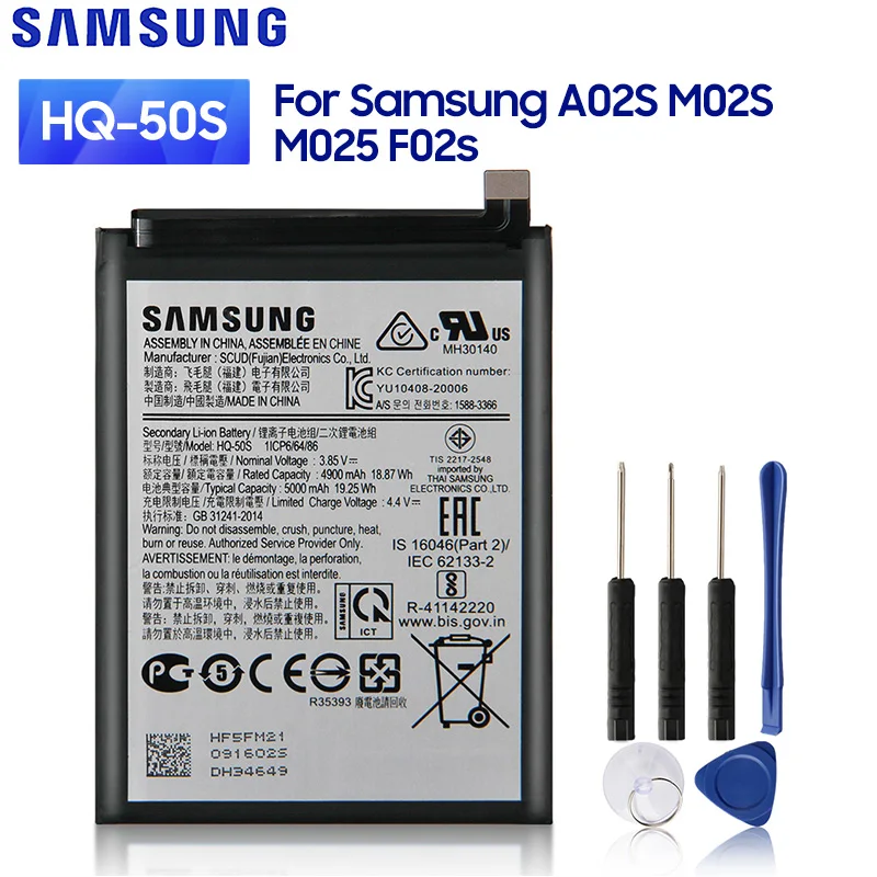 Original Replacement Battery HQ 50S For Samsung Galaxy A02S SM A025F/DS ...