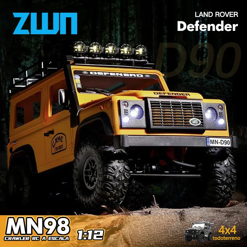 MN99s MN98 1:12 MN modelo RTR versión RC coche 2,4G 4WD RC Rock Crawler ...