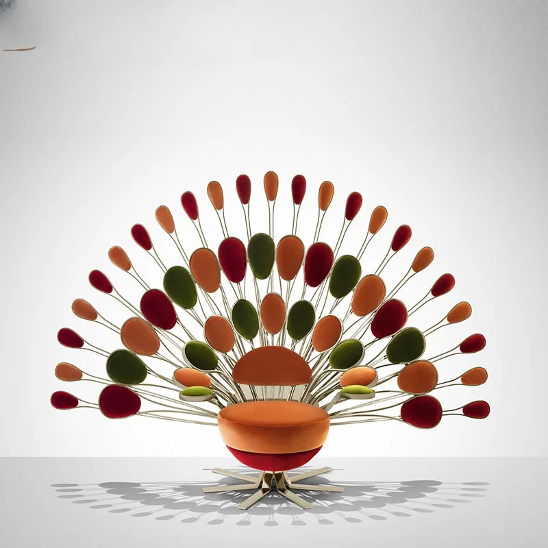 Modern-Alien-Peacock-Open-Screen-Chair-Italian-Designer-Minimalist ...