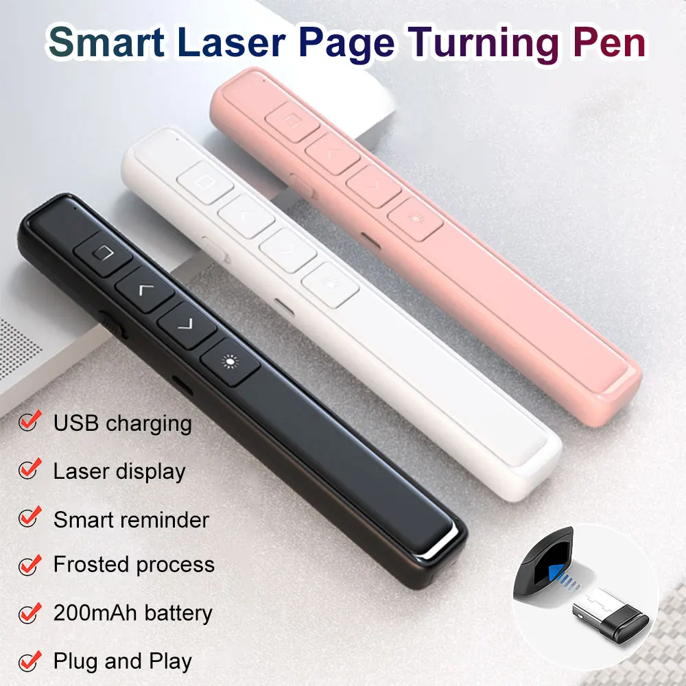 PPT-Presentation-Pen-2-4GHz-USB-Projector-Page-Turning-Pen-For-Office ...