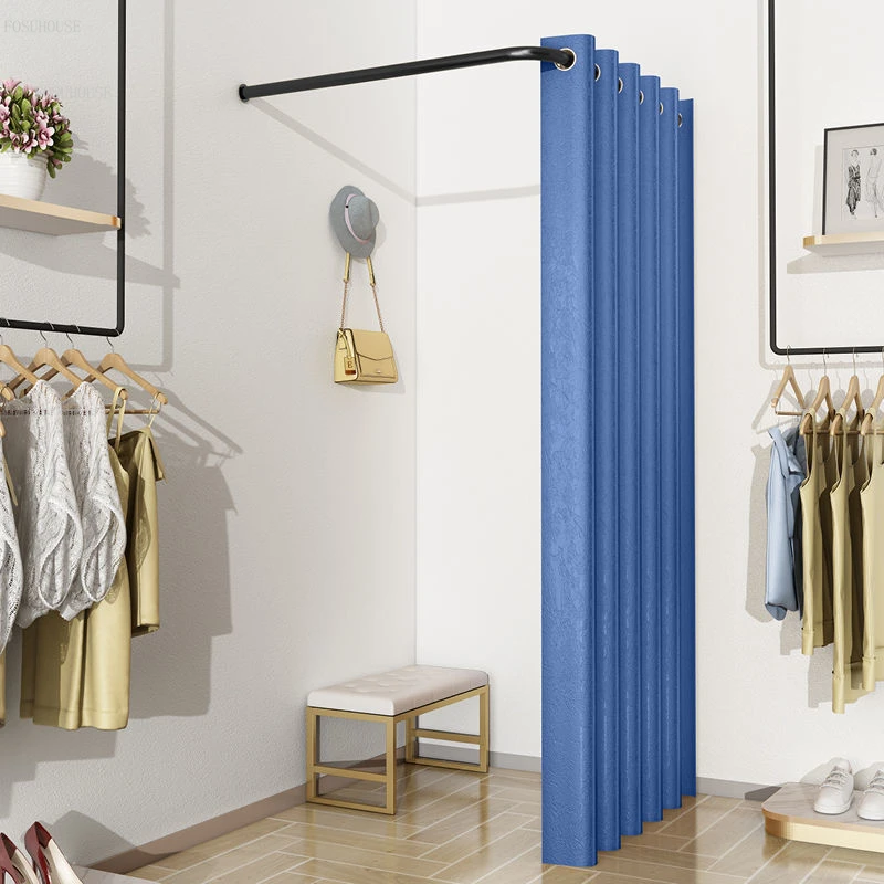 Clothing Store Clothes Hangers Fitting Room Clothes Racks Simple Carry ...