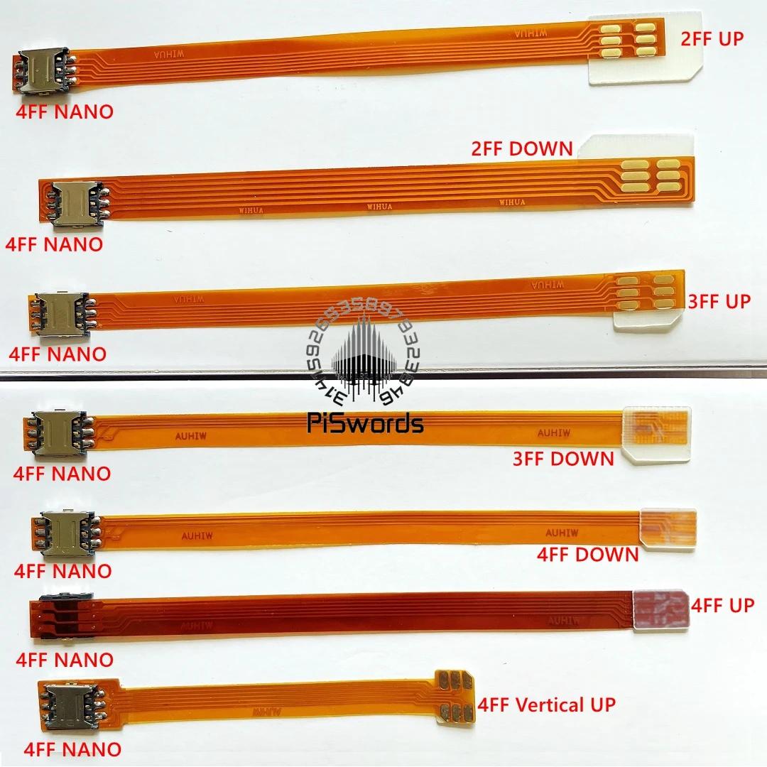 Nano 4FF Sim card Converter To Nano 4FF Micro 3FF Standard 2FF Sim Usim ...