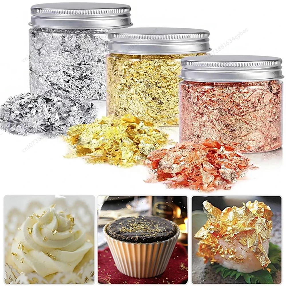 Gold-Leaf-Cake-Decoration-Food-Gold-Foil-Decoration-Baking-Gold-Foil ...