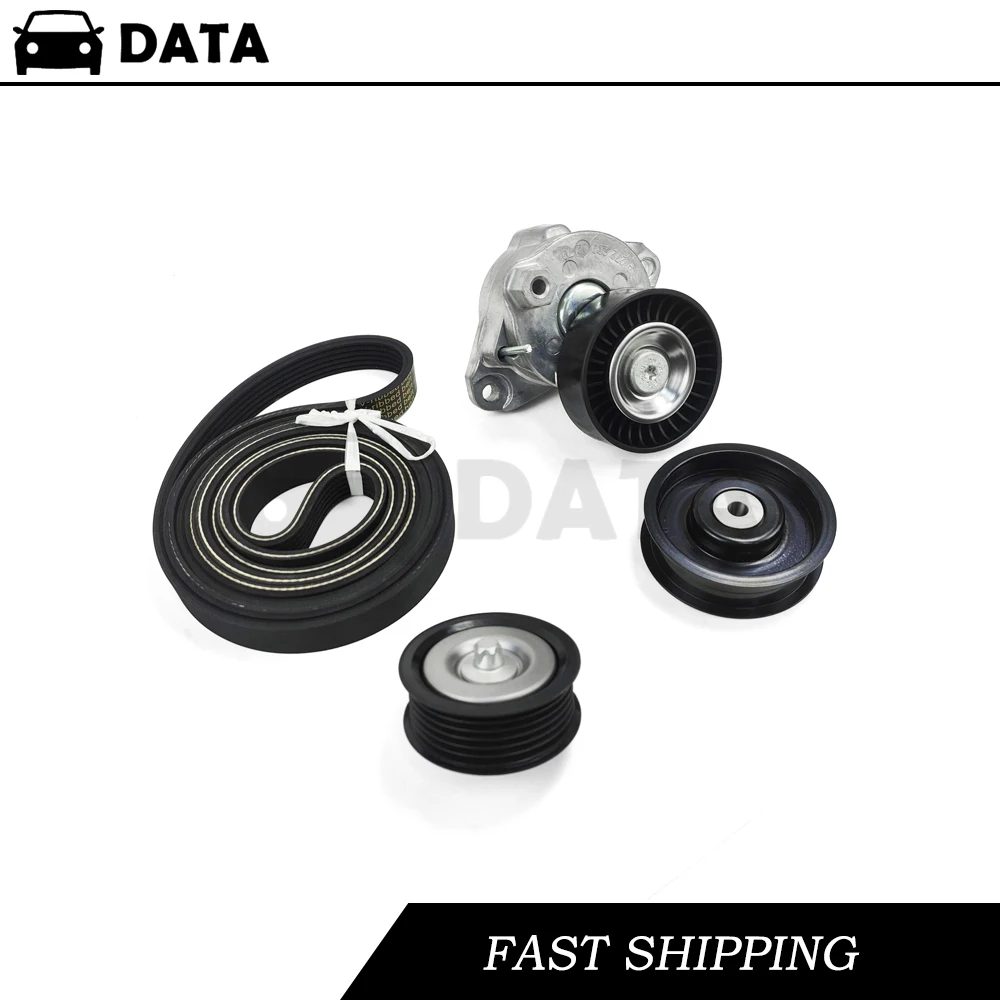 New-Gates-Belt-Tensioner-Pulley-Kit-For-Mercedes-Benz-C350-E350-E550 ...