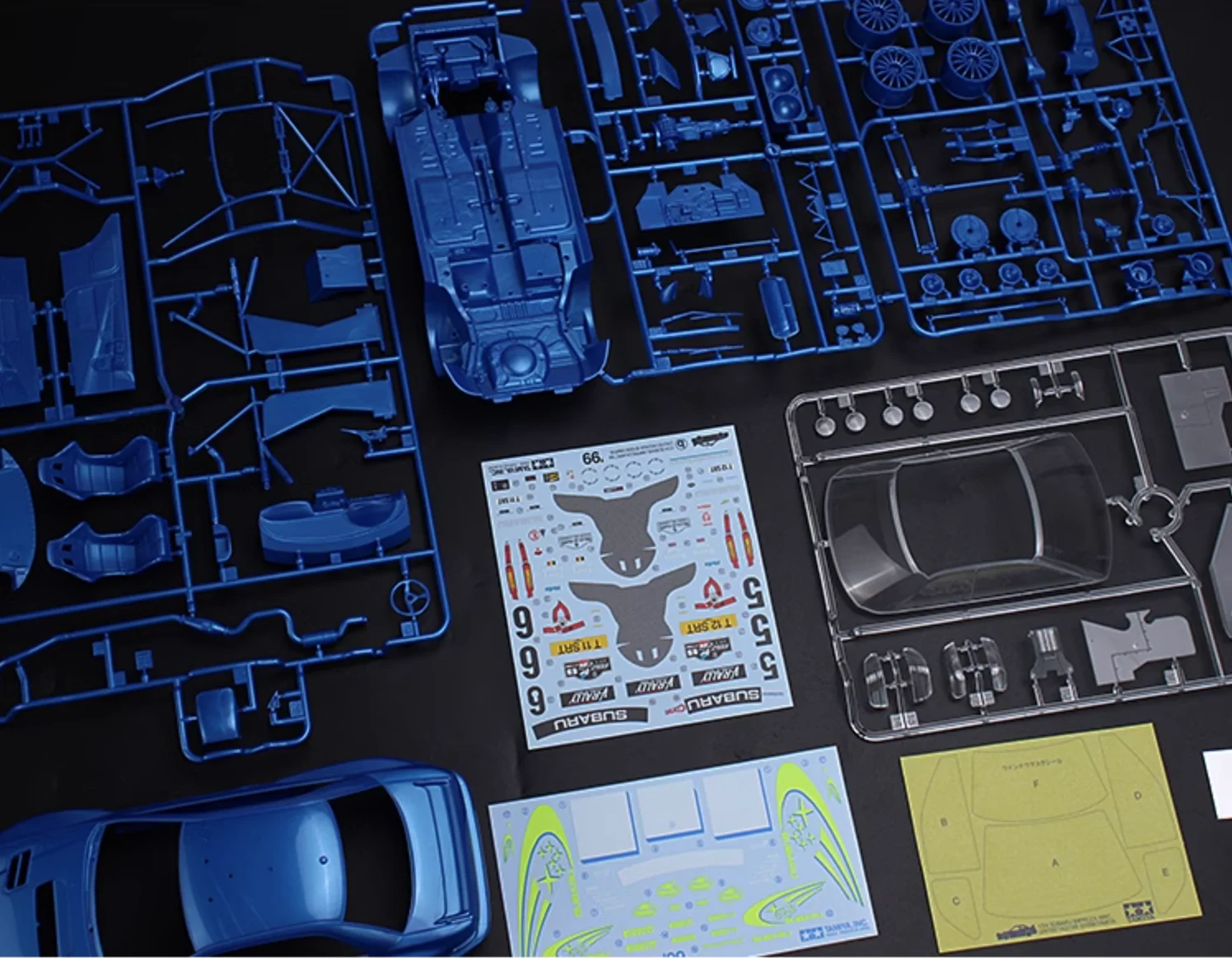 Tamiya-24218-1-24-Model-Rally-Car-Kit-Impreza-WRC-99-GC8-Burns ...