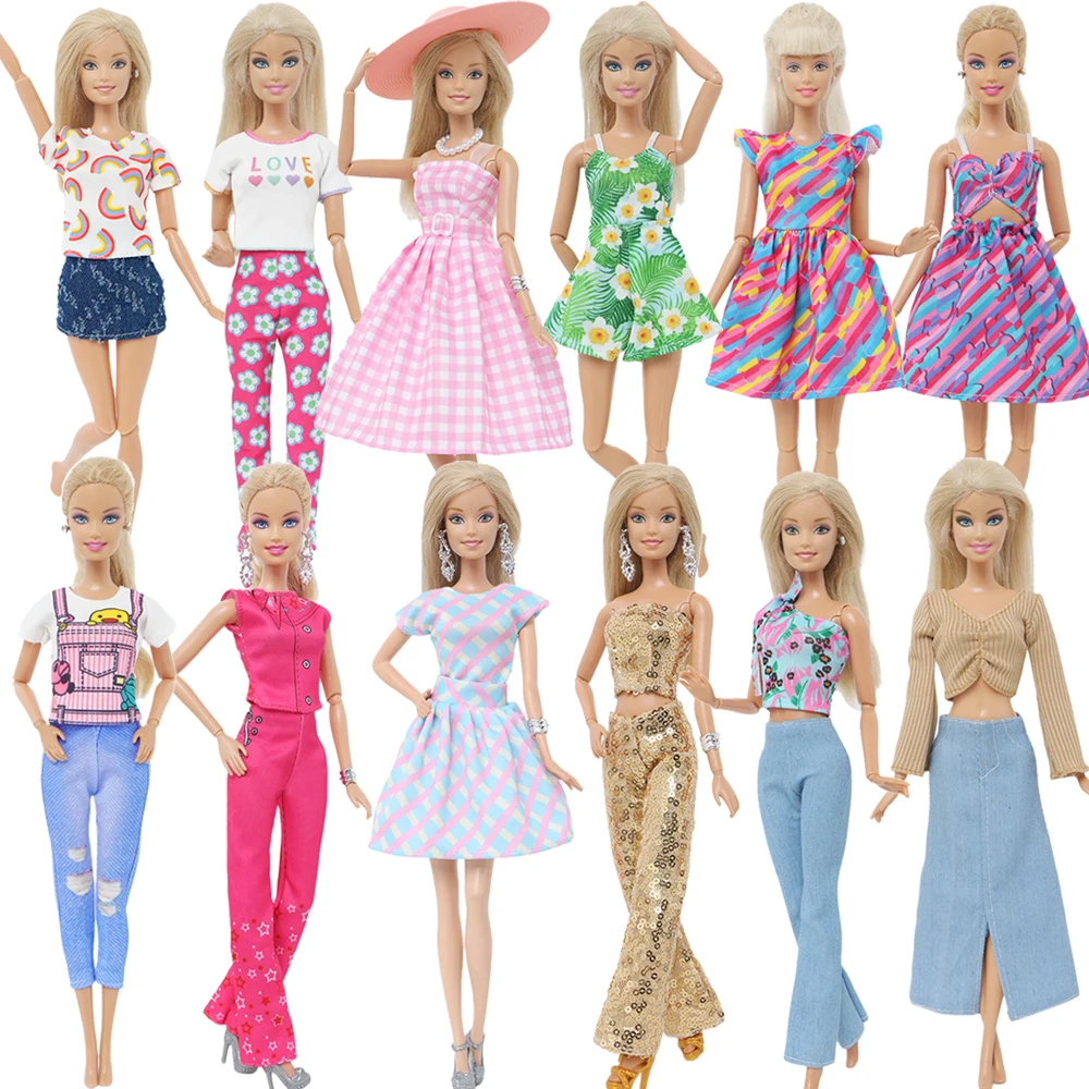 BJDBUS-Fashion-Doll-Outfit-Daily-Wear-T-shirt-Pants-Shoes-Colorful ...