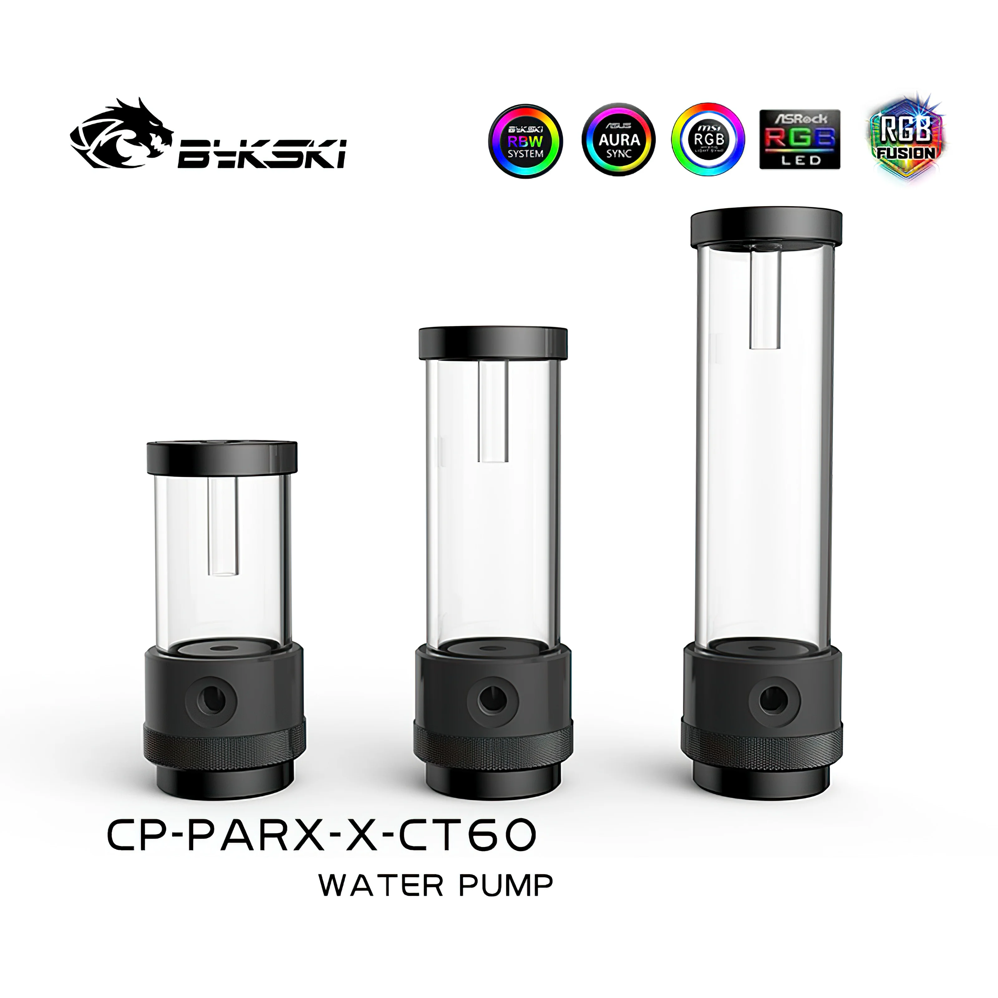 Bykski-60mm-Water-Cooling-Combo-Integrated-Reservoir-Pump-POM-330L-CP ...