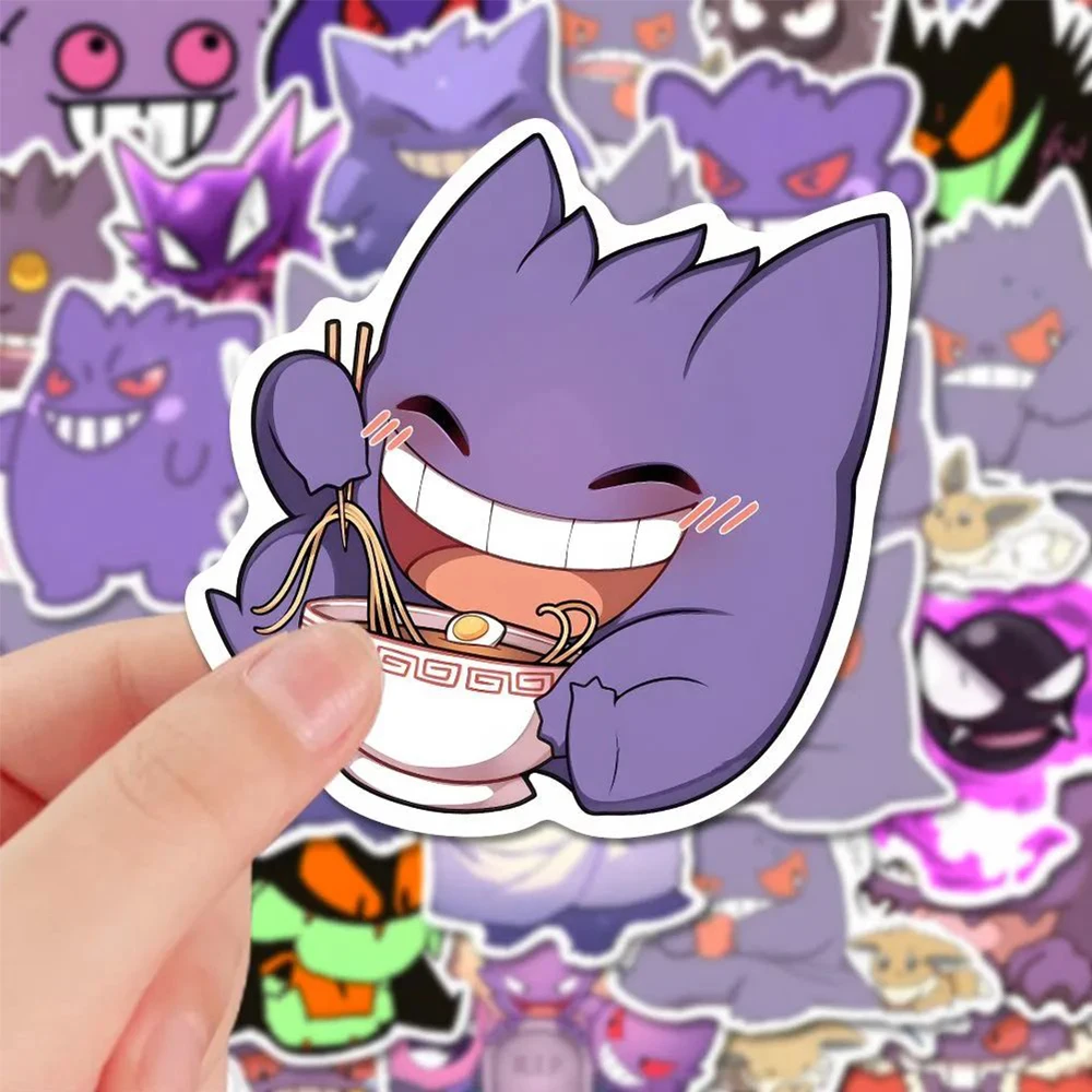10-20-40-80pcs-Funny-Gengar-Anime-Stickers-Pokemon-Cartoon-Decals-DIY ...