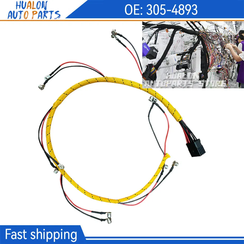 305-4893-3054893-Injector-Wiring-Harness-Compatible-for-Caterpillar-CAT ...