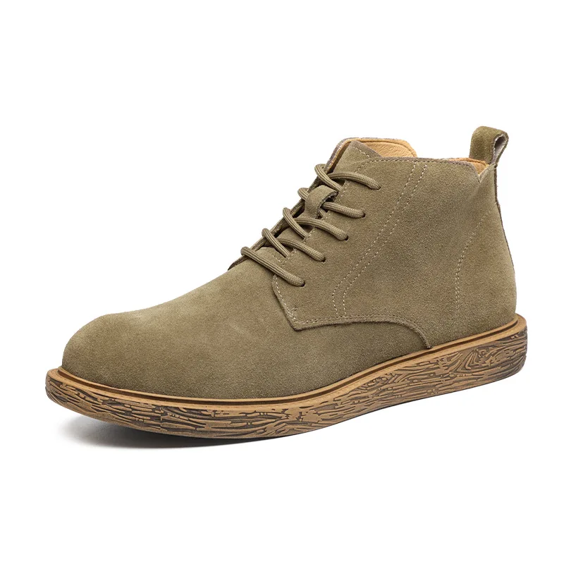 High-Quality-Natural-Leather-Men-s-Boots-Cow-Suede-Ankle-Boots-Work ...
