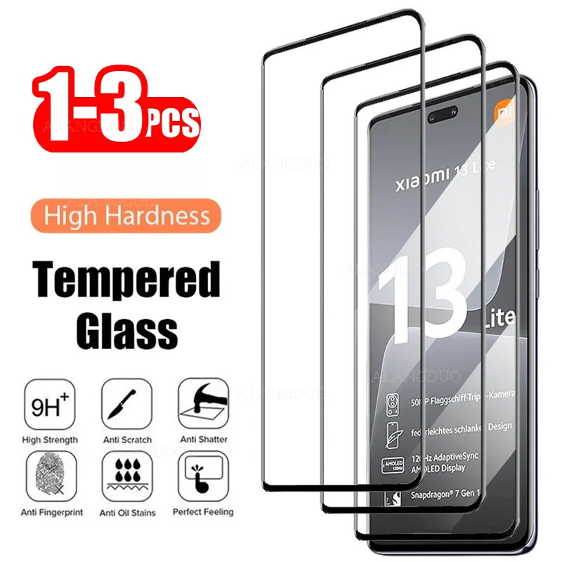 3D Curved Glass for Xiaomi 13 Pro 13 Lite Protective Screen Protector ...