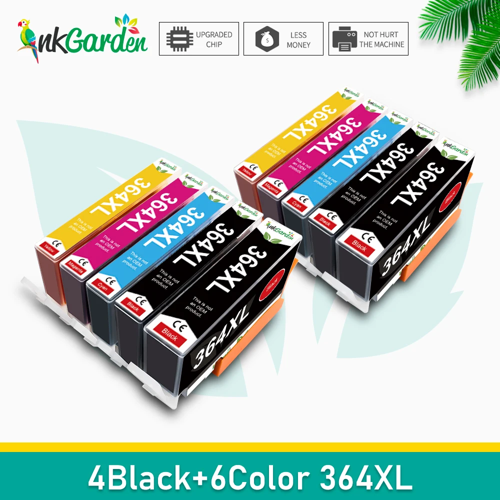 364XL Ink Cartridge For HP 364 XL HP364 Compatible Photosmart 5510 5515 ...