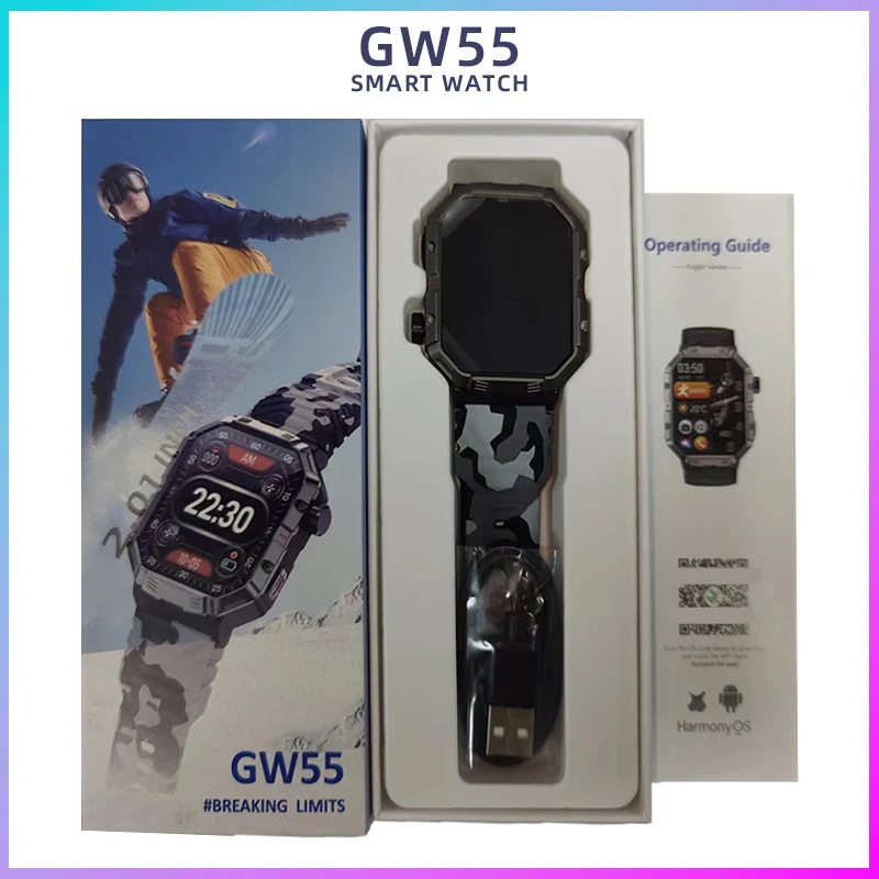 Original-GW55-Smart-Watch-for-Men-Women-BT-Call-2-01inch-Sport-Modes ...