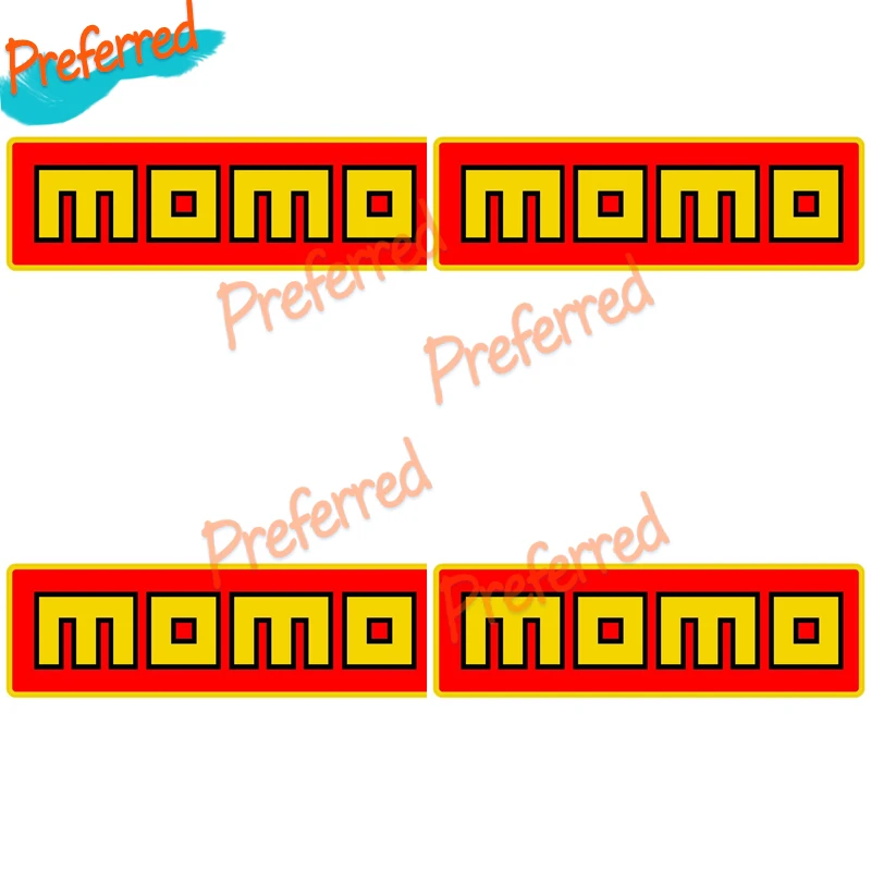 Momo Racing calcomanía de equipo Retro, pegatina laminada de carreras ...