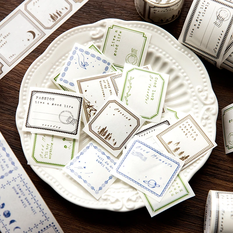 1pc Vintage Poetry Wash Tape for DIY Message Decoration Scrapbooking ...