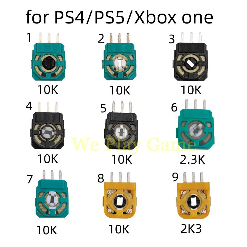 50pcs-3D-Joystick-Analog-Axis-Resistors-Potentiometer-for-Playstation ...