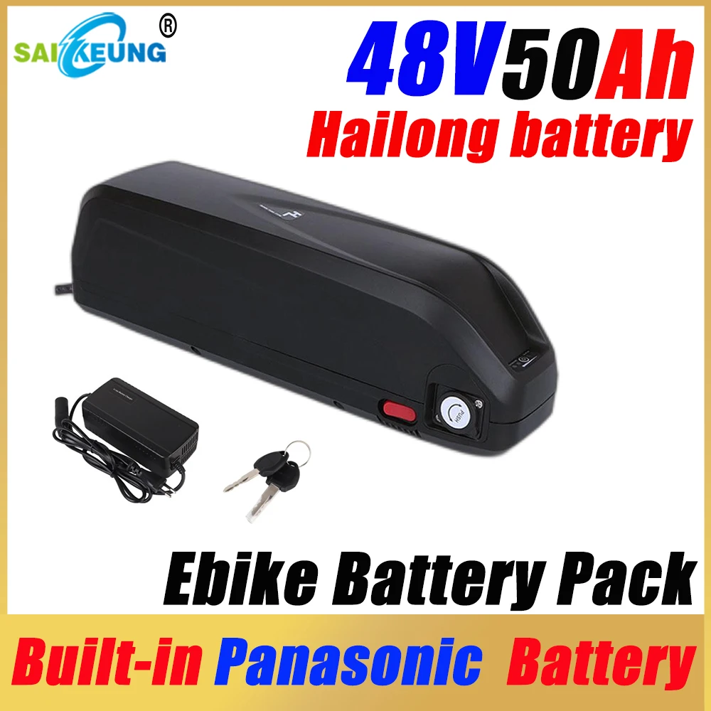 Hailong 48v E Bike Akku 50ah Lithium Battery 52v Electric Bicycle ...