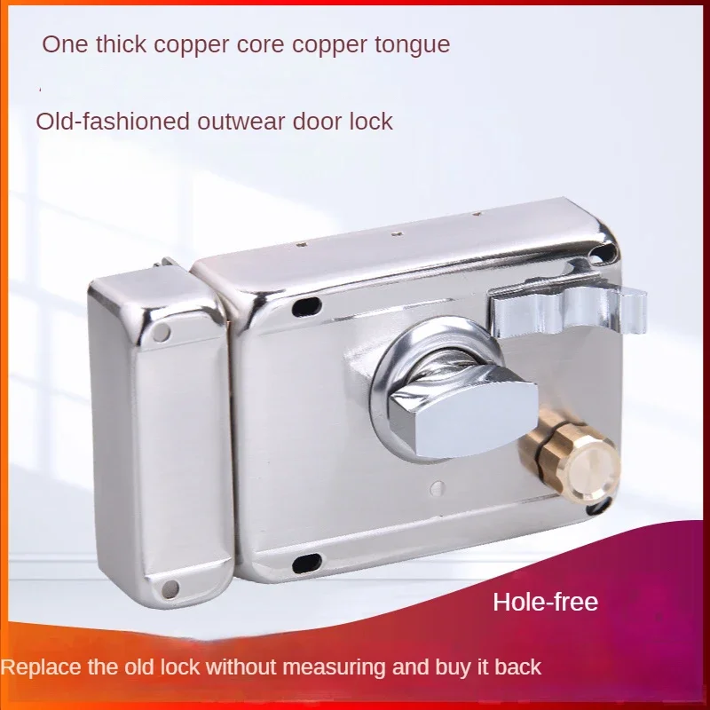 Exterior-Iron-Door-Locks-Security-Anti-Theft-Lock-Multiple-Insurance ...