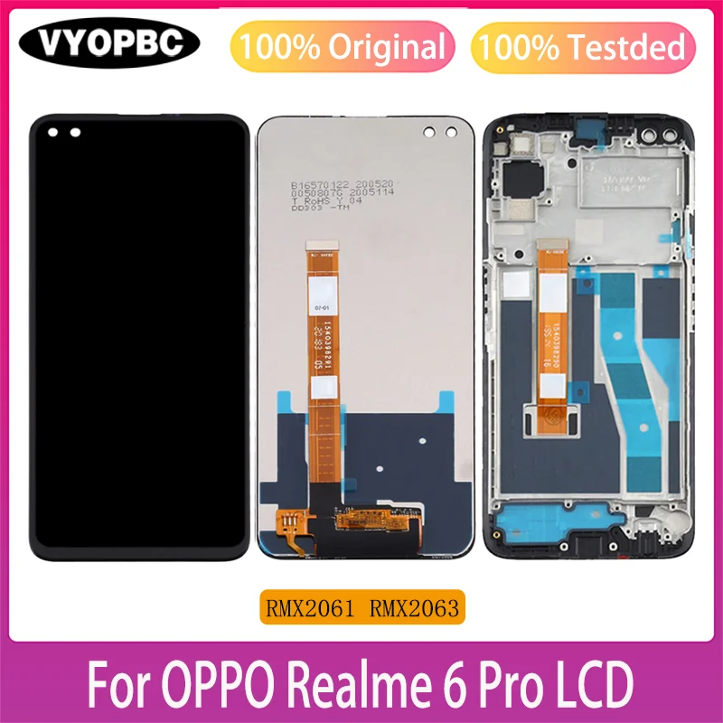 Pantalla táctil Original de 6,6 "para OPPO Realme 6Pro, pantalla LCD con montaje de ...
