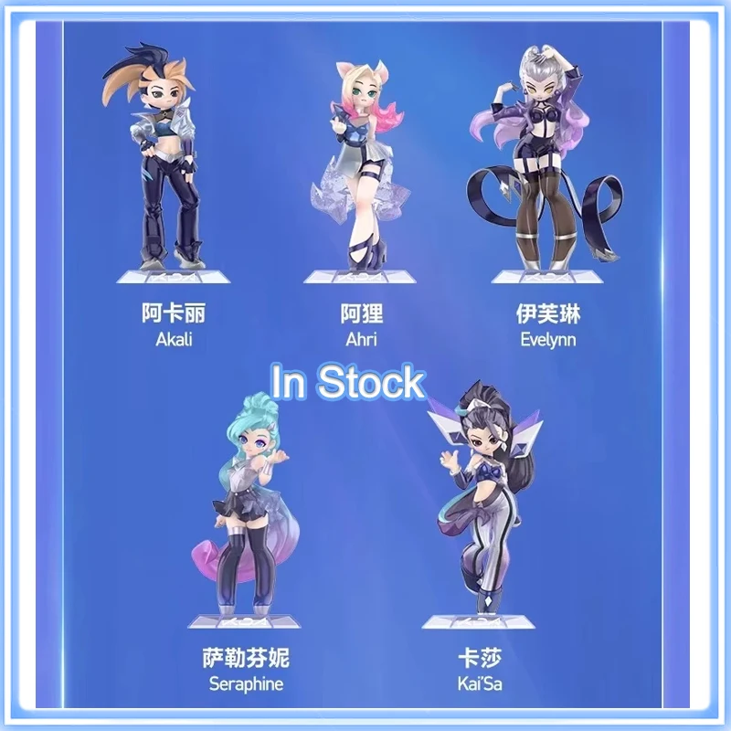 100-Original-popmart-KDA-ALL-OUT-series-cute-awaii-Akali-Sallfini-Kasia ...