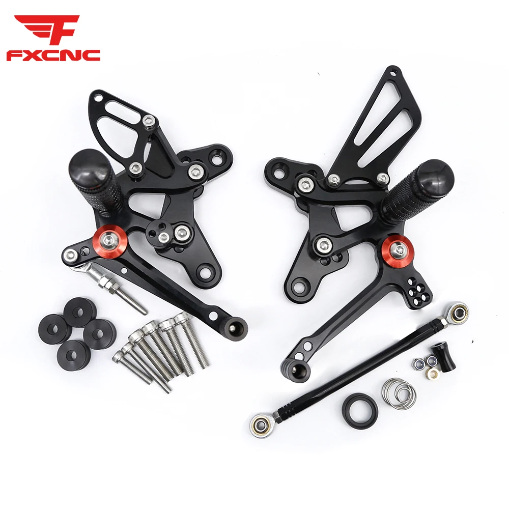 For-QJ-Motor-550-Aluminum-Adjustable-Motorcycle-Rearset-Footrest ...