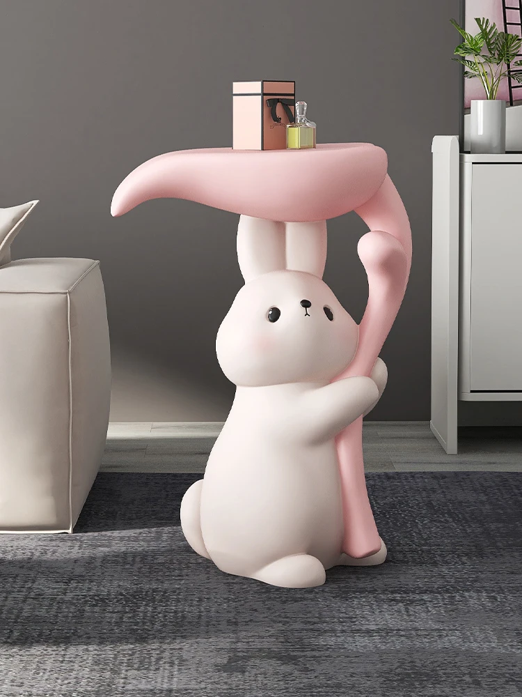 Nordic-Style-Home-Decor-Cartoon-Rabbit-Statue-Crafts-Living-Room ...