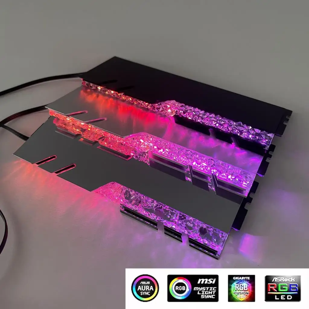 General RGB Memory RAM Cooler for Gaming PC Aluminum Heatsink Cover ...