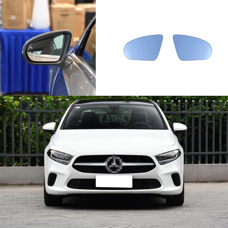 Heated Auto Wing Side Mirror Glass for Mercedes Benz W177 A CLA Class ...