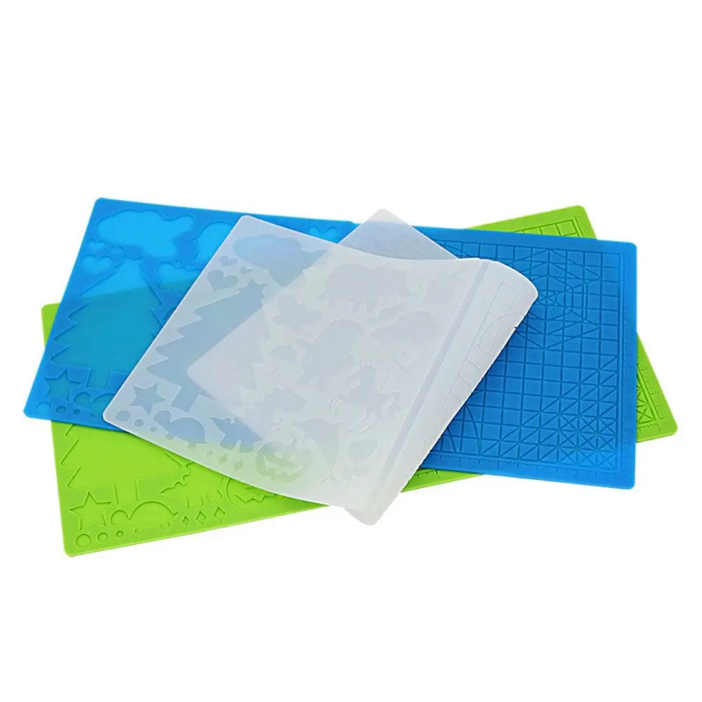3D-Printing-Pen-Silicone-Design-Mat-With-2-Finger-Protectors-Template ...