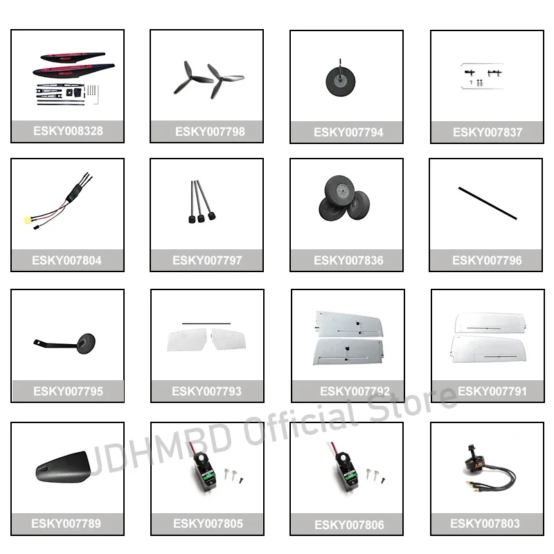 ESKY-1100mm-EYAS-RC-Airplane-Model-Spare-Parts-propeller-motor-ESC ...