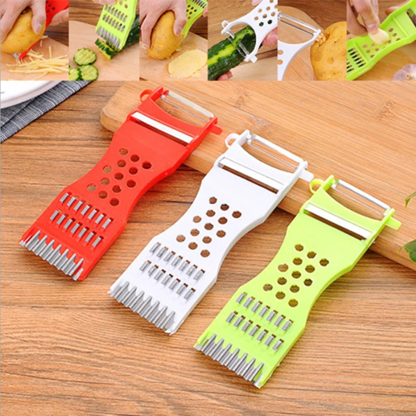 Multi-Function-Vegetable-Fruit-Peeler-Grater-Hand-Slicer-Double-Head ...