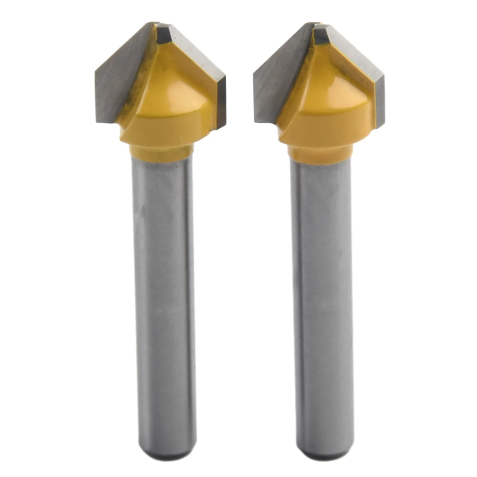 1-2pcs-90-Degree-V-shaped-Router-Bit-6mm-Shank-Engraving-Milling-Cutter ...