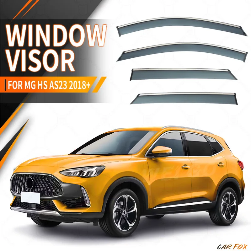 For MG HS MK1 AS23 2018-2024+ Window Visor Wind Deflectors Visors Vent ...