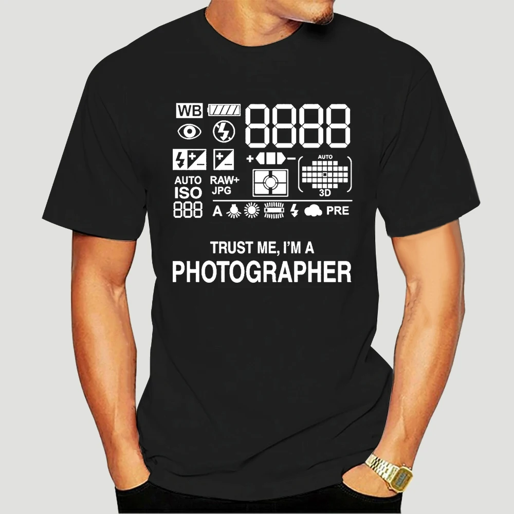 Photographer-Camera-T-Shirt-Premium-Cotton-Photography-Gift-Present ...