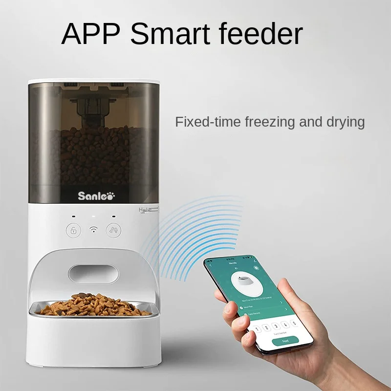 Pet-Automatic-Feeder-Remote-Control-Timing-Quantitative-Feeder-Smart ...