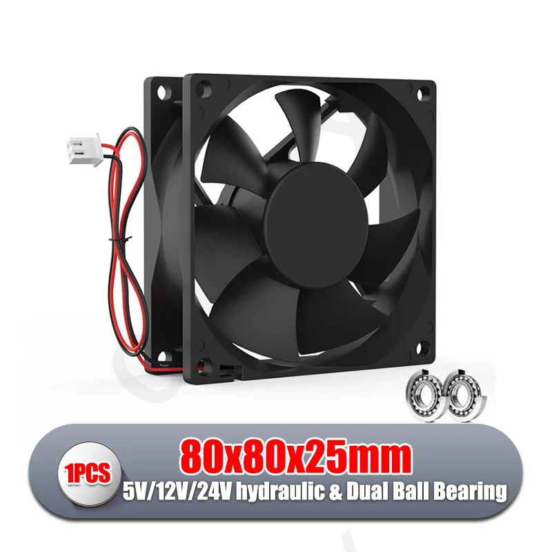 80MM-CPU-Cooler-Master-Cooling-Fan-8cm-80mm-80x80x25mm-5V-12V-24V-48V ...