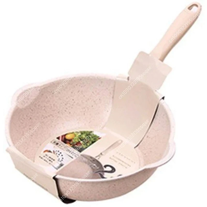 Thickened Bottom Stone Frying Pan Multifunction Non-Stick Pans Deep ...
