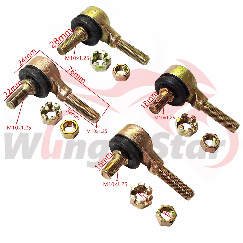 M10-Motorcycle-7-Type-Ball-Joints-Adjustable-Conical-Ball-Joint-18MM ...