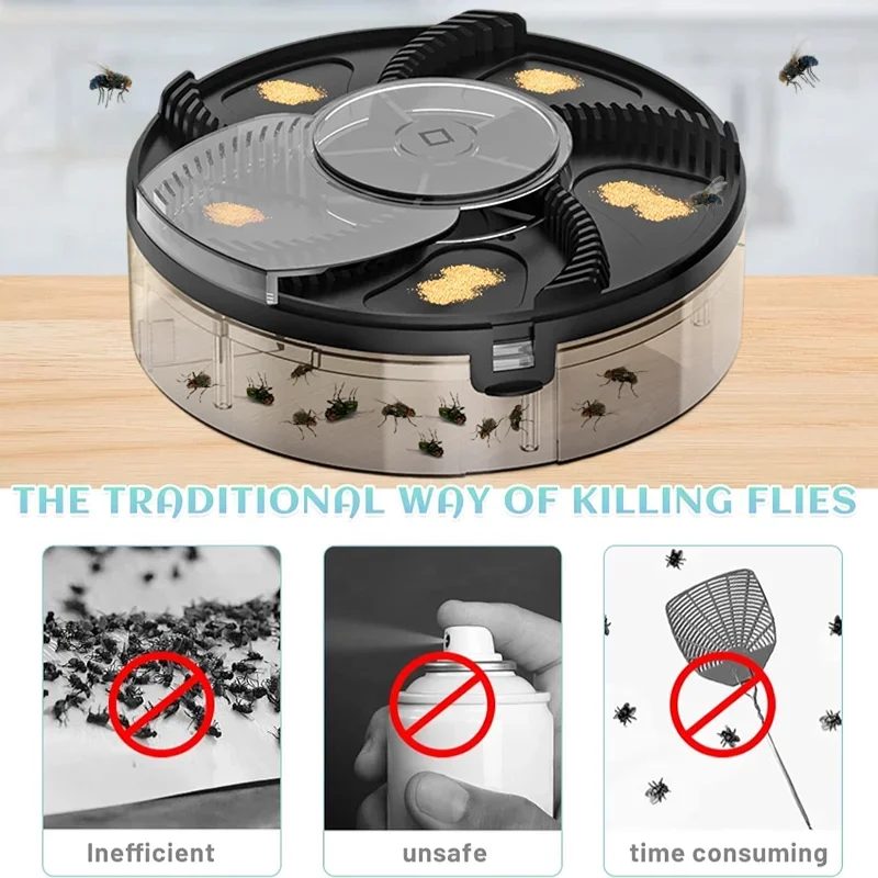 Automatic-Fly-Catcher-Mute-USB-commercial-domestic-fly-catcher-electric ...