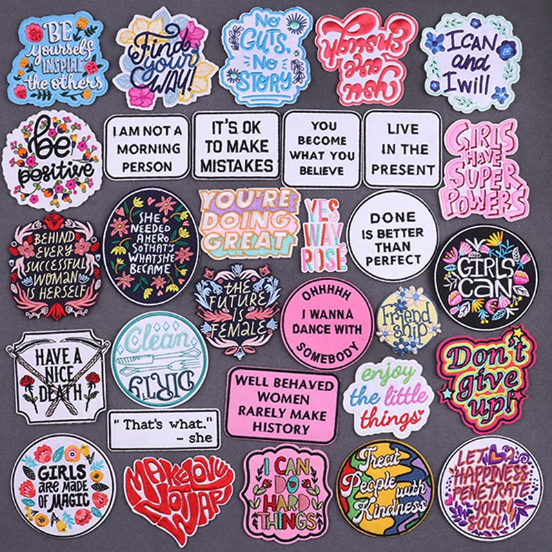 Letter-Embroidery-Patches-On-Clothes-Patch-Iron-On-Words-DIY-Letters ...