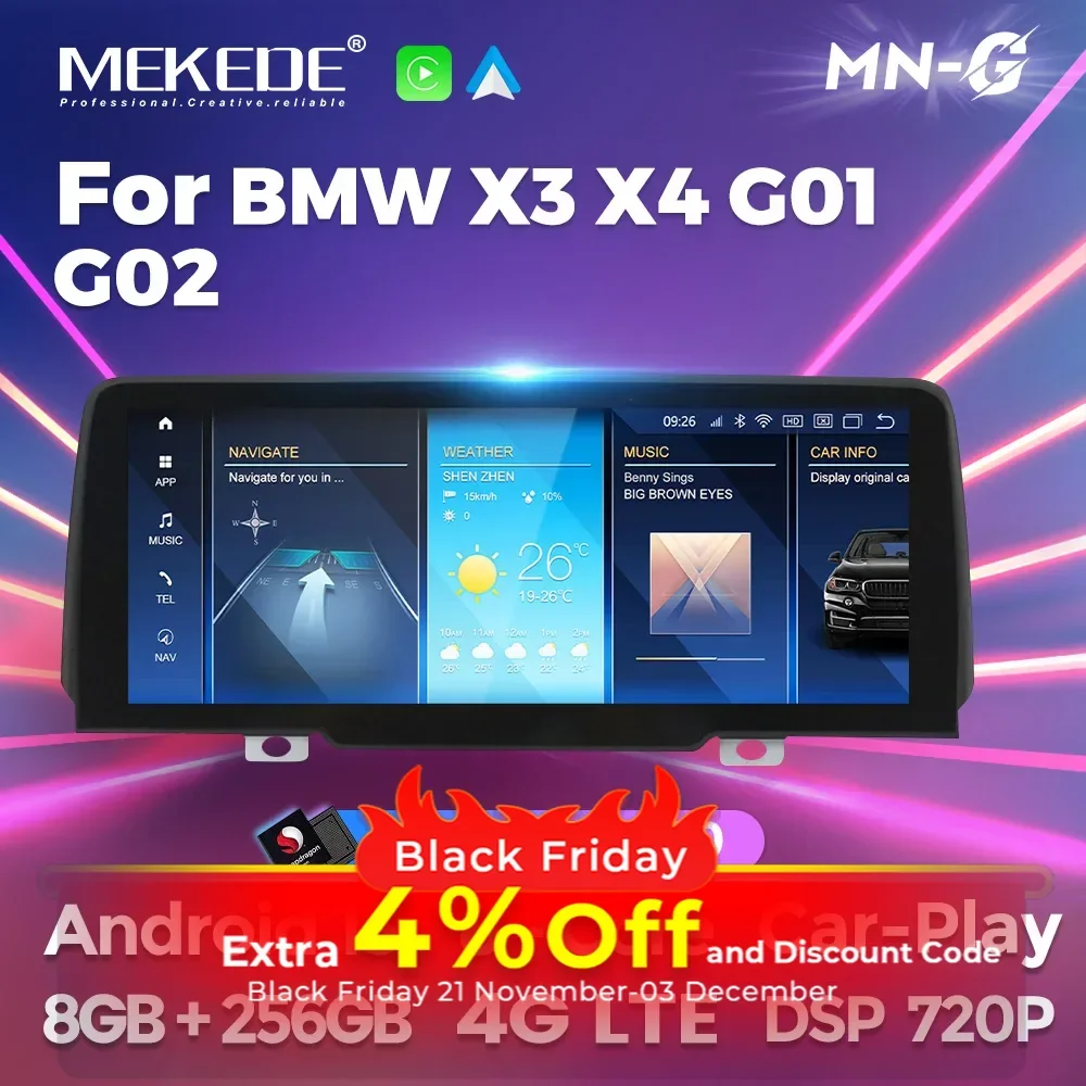 MEKEDE-Android-13-Car-Radio-For-BMW-X3-X4-G01-G02-EVO-Car-Multimedia ...
