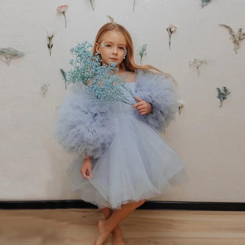 Light Blue Casual Dresses For Juniors