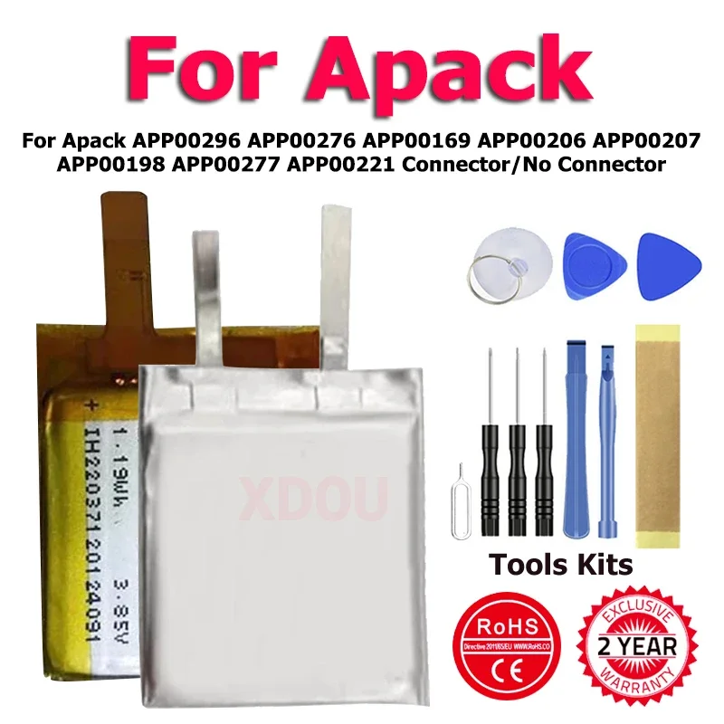 New-Replace-Battery-For-Apack-APP00296-APP00276-APP00169-APP00206 ...